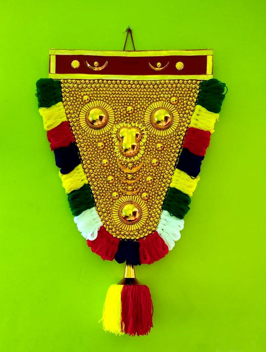 Elephant Caparison, 2 Ft to 4 Ft, Handmade, Wall Decor, Nettipattam ...