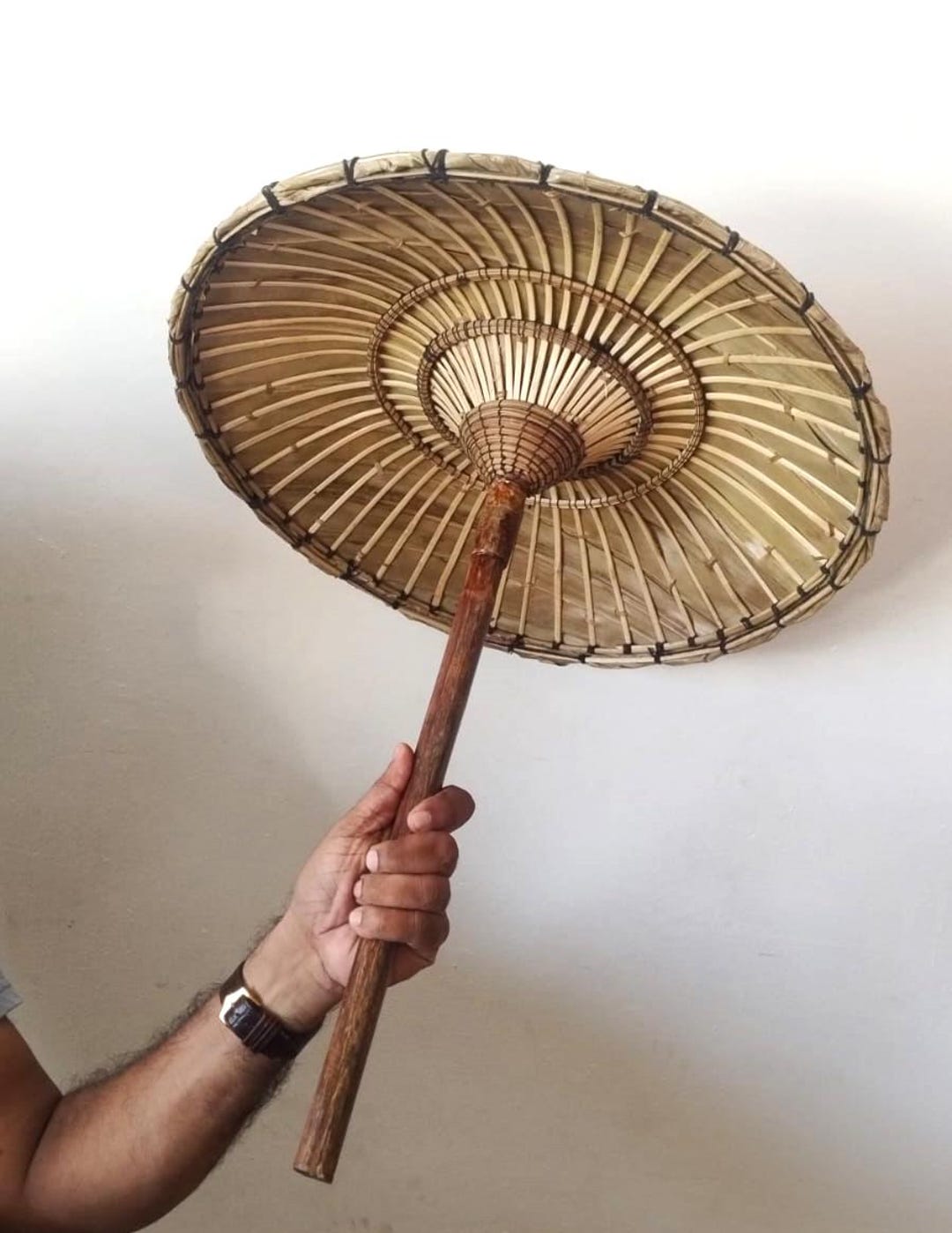 Olakkuda, Ola Kuda, Kerala Traditional Umbrella 1.5 Ft, Palm Leaf ...