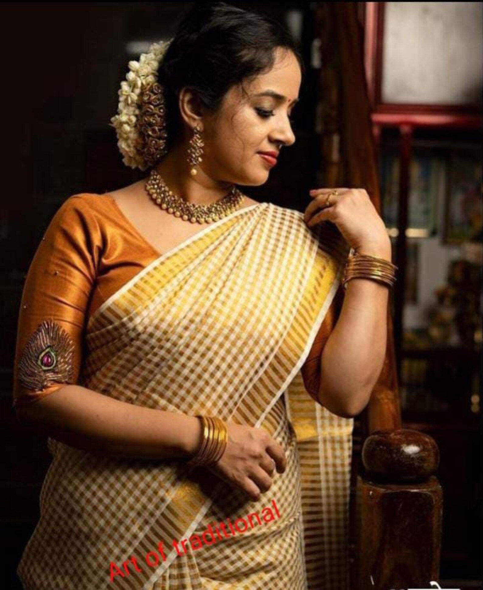 Kerala Traditional Tissue Full Stripped Set Saree With | Etsy