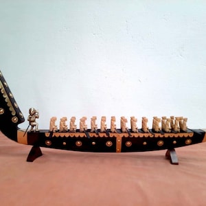 Handmade Traditional Wooden Kerala Boat, Kerala Craft, Vallom, - Etsy