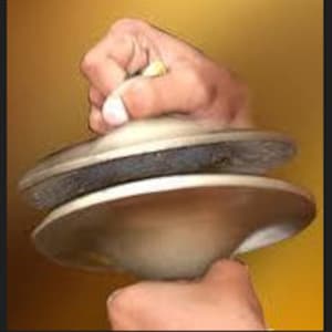 Bell Metal Made Pair of Manjira ,ilathalam, Iskcon Kirtan Kartal ...