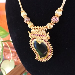 Gold Plated Chain With Traditional Kerala Mango Locket, Imitation ...