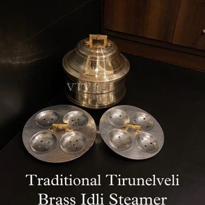 Brass Idle Pathiram ,idly Pathram With Tin Coating, Idli Cooker ...