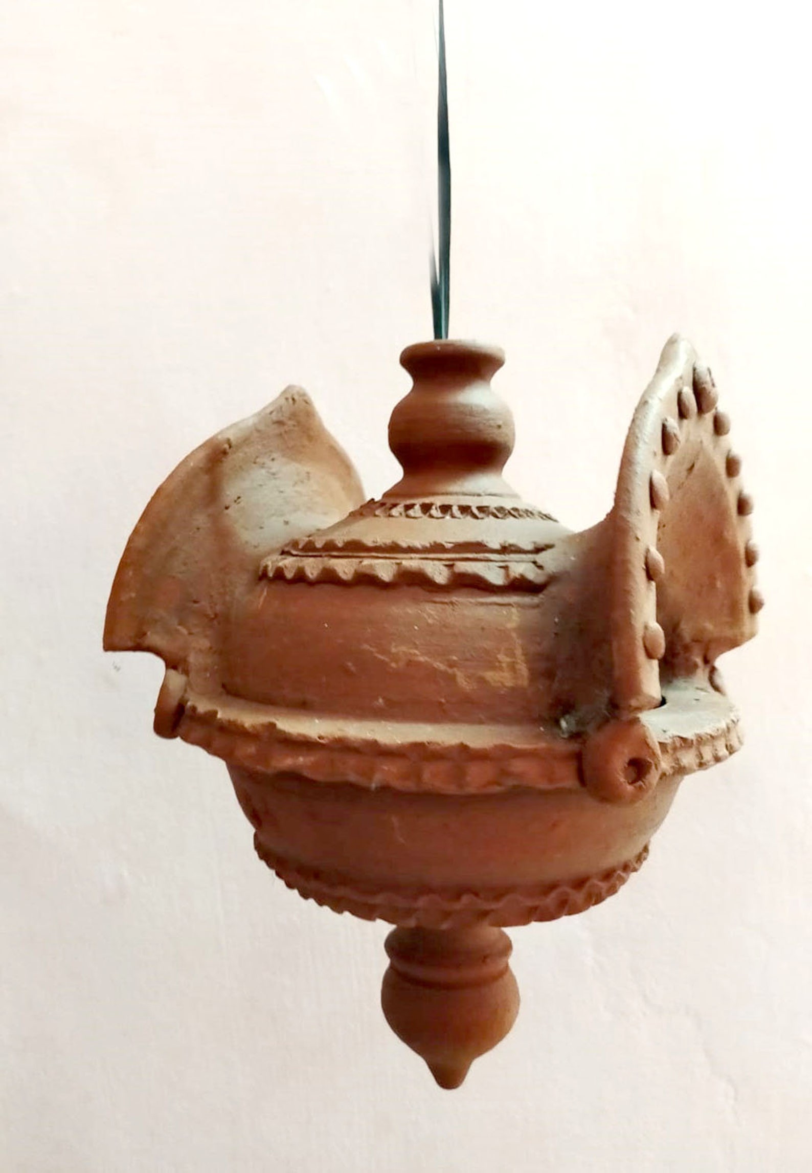 Vibhoothi Box, Bhsama Thotti, Hanging Clay Earthen Vibhoothi Box ...