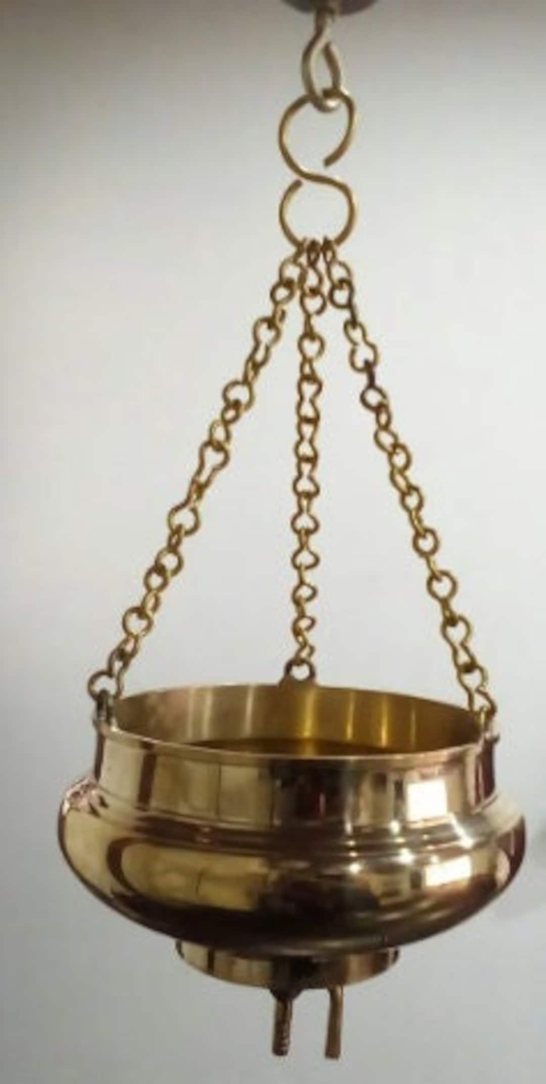 Kerala Dhara Vessel, Shirodhara Brass Pot With Brass Chain Valve and ...