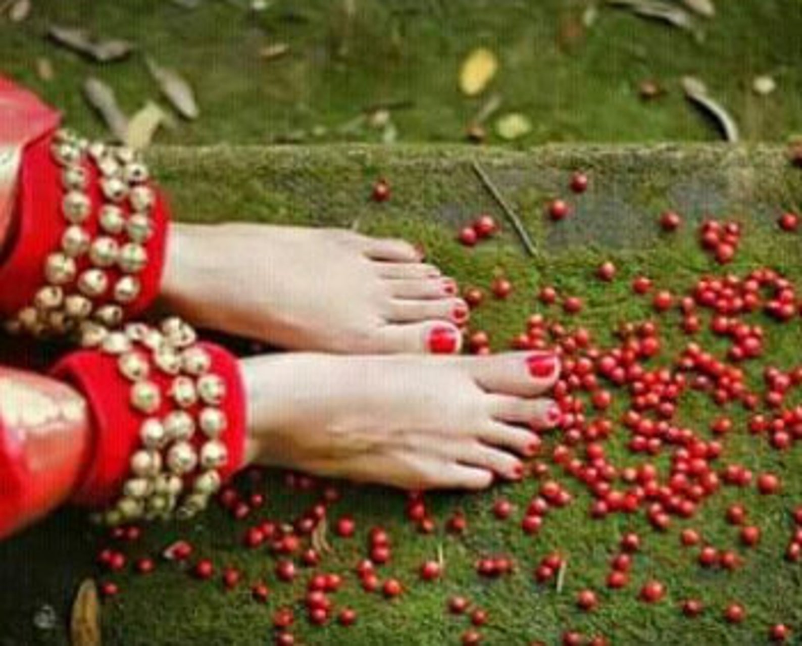 Dance Chilanka Brass Ghungroo 3 Line Red Paddancing - Etsy