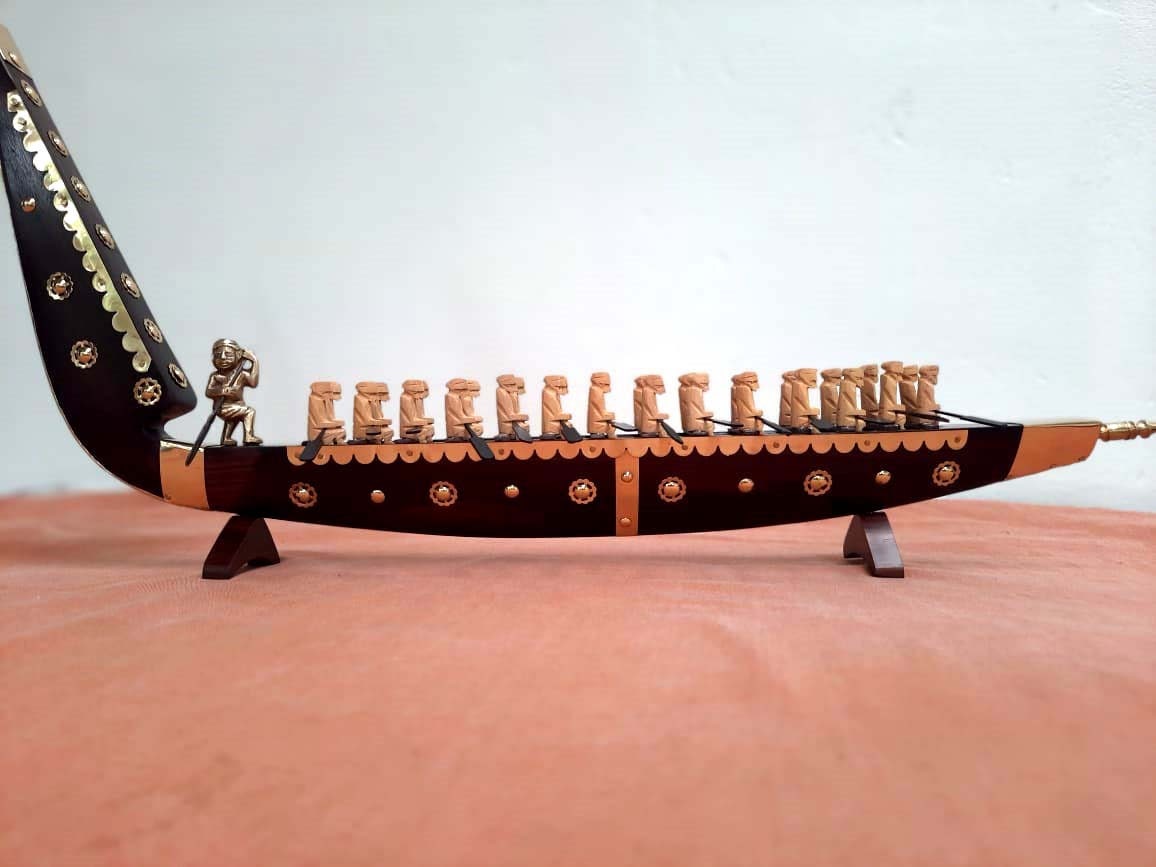 Handmade Traditional Wooden Kerala Boat Kerala Craft Vallom - Etsy