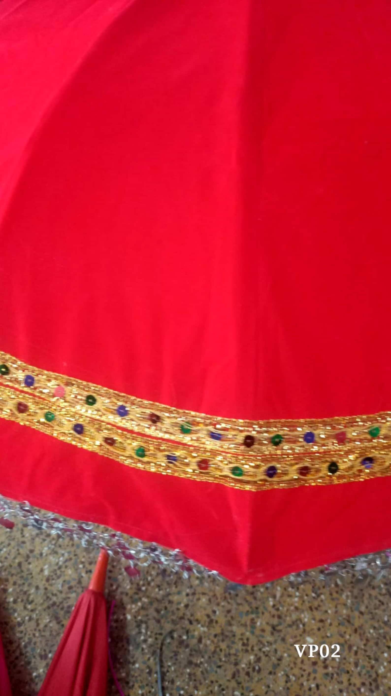 Muthukuda Decorative Umbrella, Velvet Plane/bridal Entry Umbrella ...