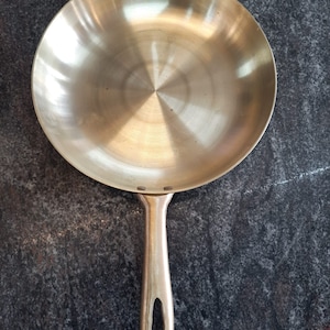 Bronze Saute Pan ,cooking Pan, Frying Pan, Skillet , Kansa Kitchen ...