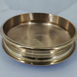 Bronze Traditional Cooking Uruli Polished With Spatula. Urli Bronze ...