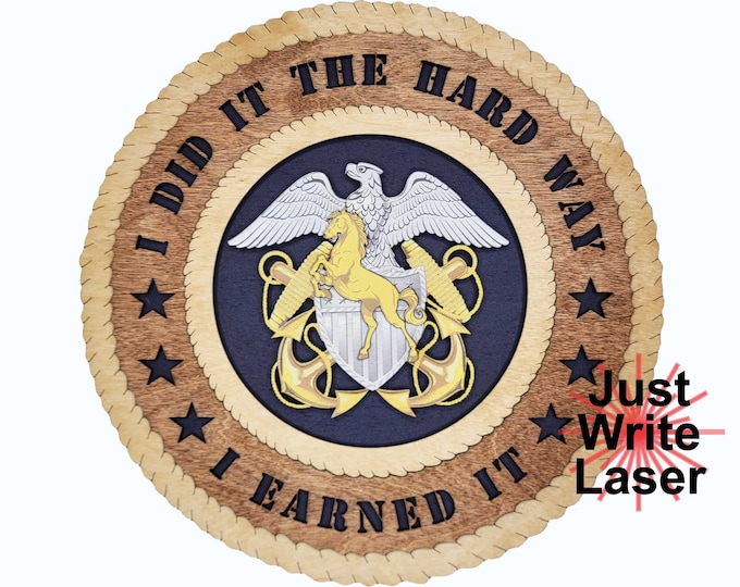 US Navy LDO/CWO Mustang Carving - Etsy