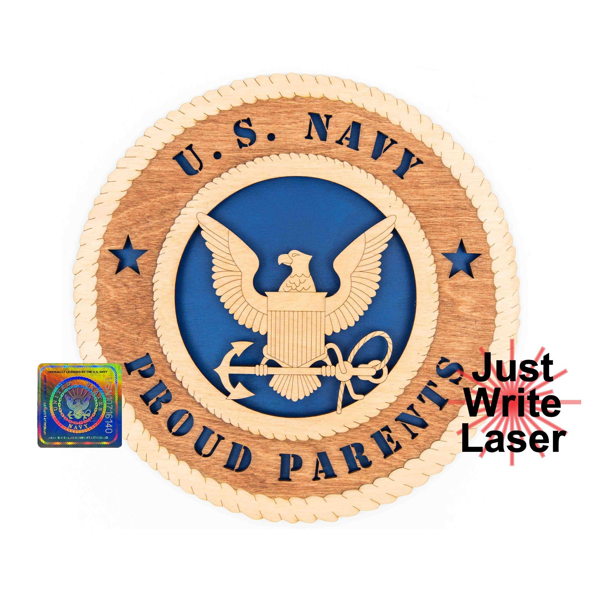 SALE - 12" US Navy Wall Tribute Licensed - Proud Parents - Etsy