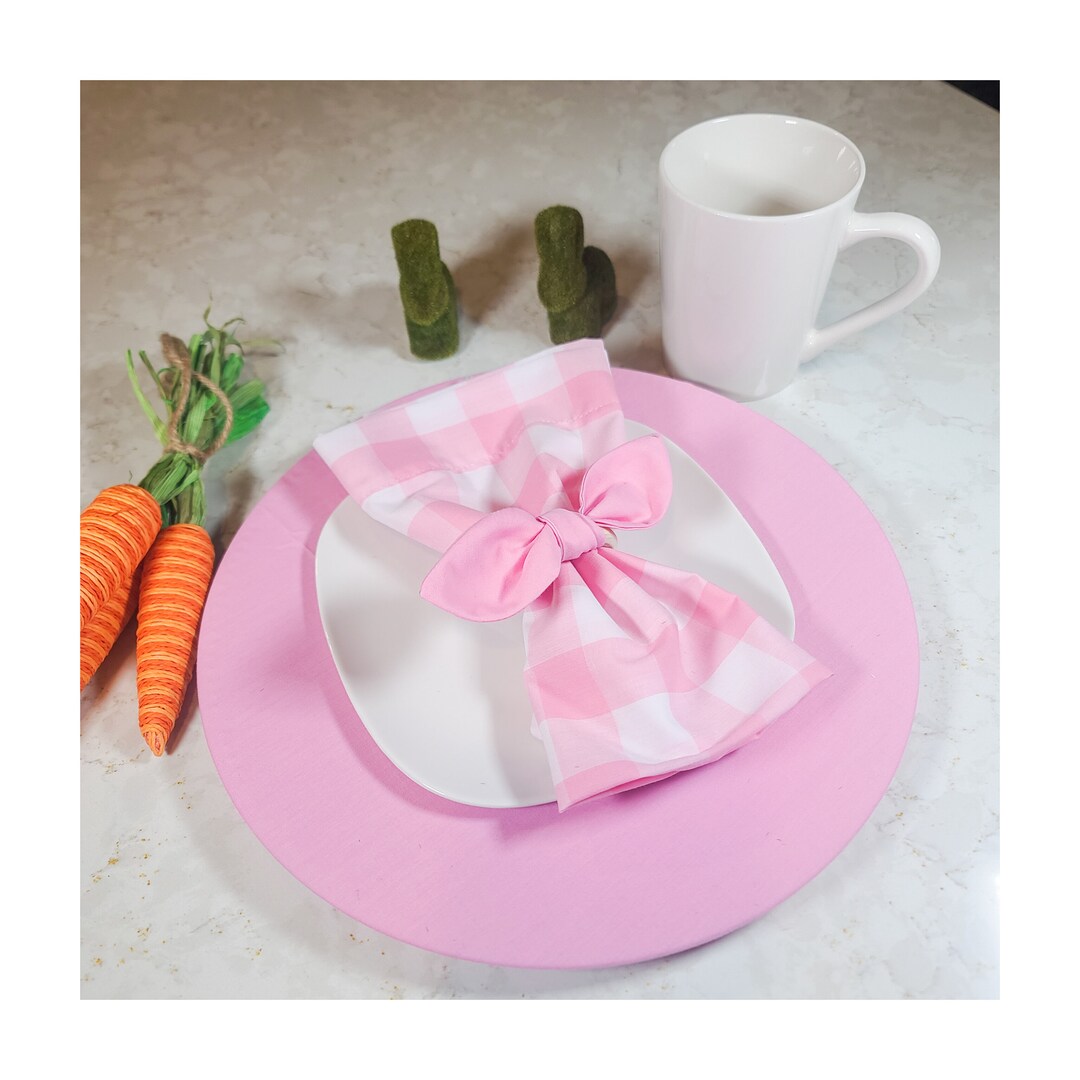 Easter Decor Reusable Charger Plates Cover, Table Setting Décor, Table ...