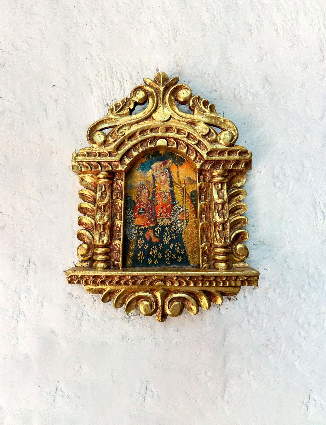 Pan De Oro • Peruvian Colonial Art • 11.81" X 9.84"• Impressive ...