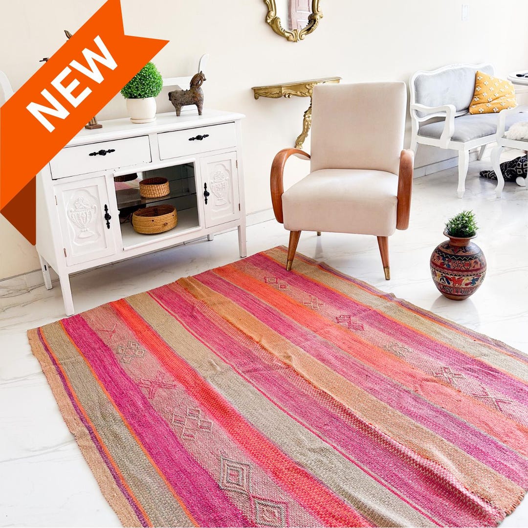 Bonita Peruvian Rug • 5'11" X 5'0" • 180x150 Cm •FREE SHIPPING ...