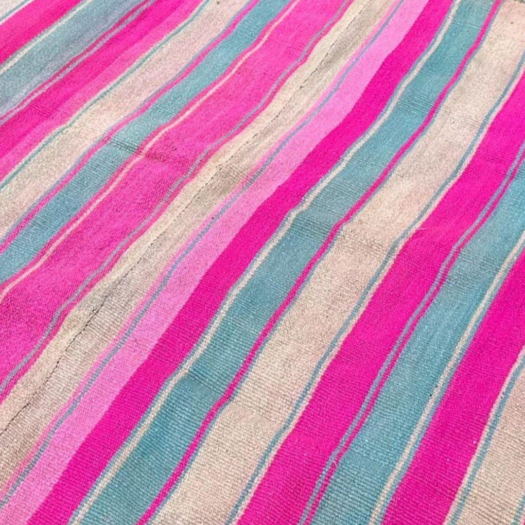 Inca Weaving•sheep Wool Rug•4' 11"x4' 6"•peruvian Blanket•colorfull ...