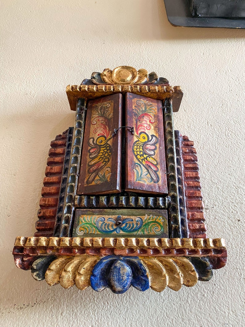 Retablo Colonial Original de Escuela Cusqueña Hermosa peruana hecha a ...