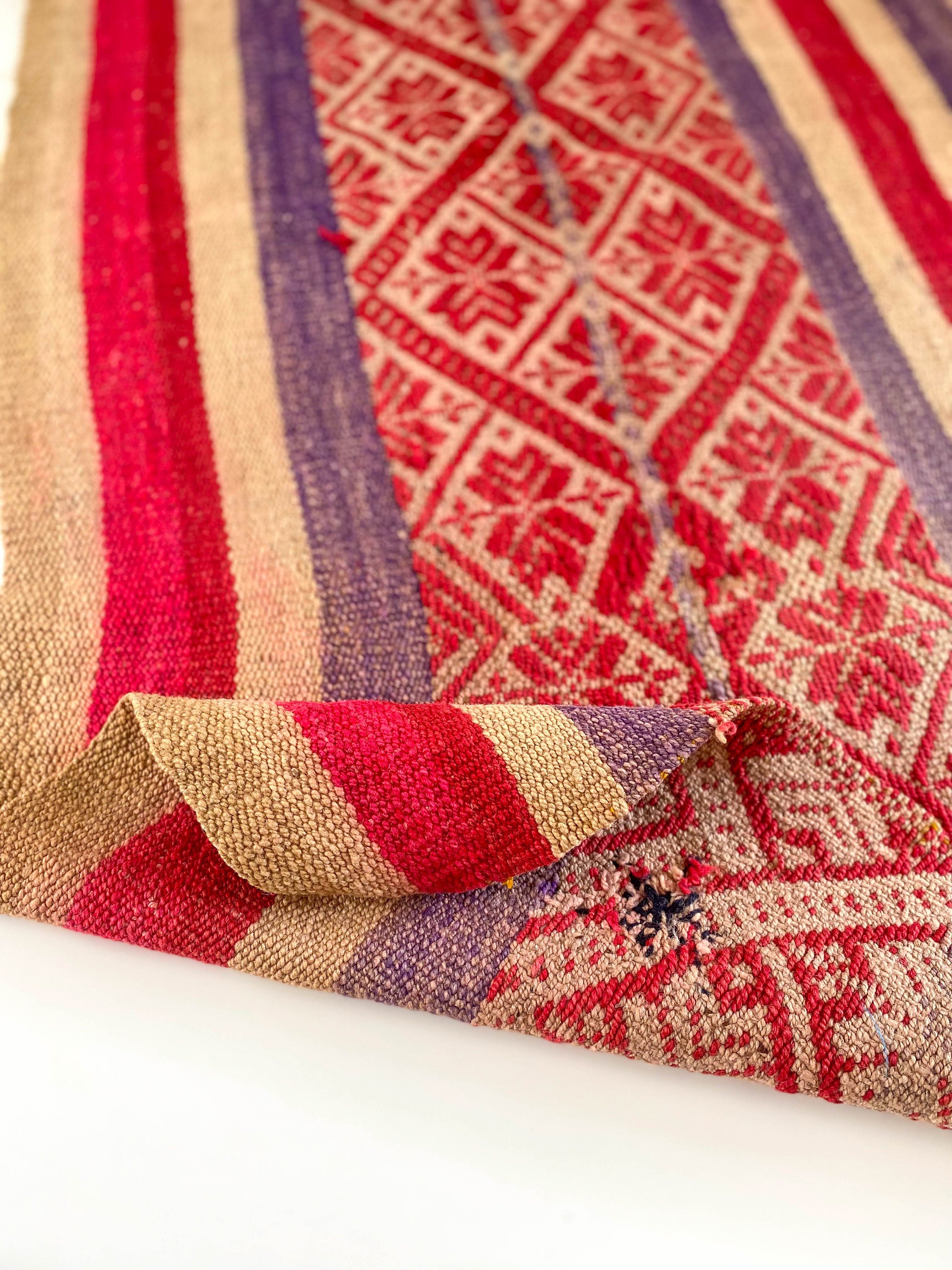 Quechua Weavers Colourful Rug With Inca Iconography South American ...