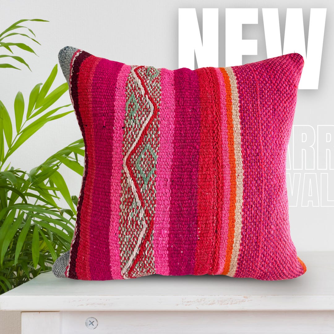 Quechua Weaving Pillow• Cusco Style Textiles •woven Andean Cushion ...
