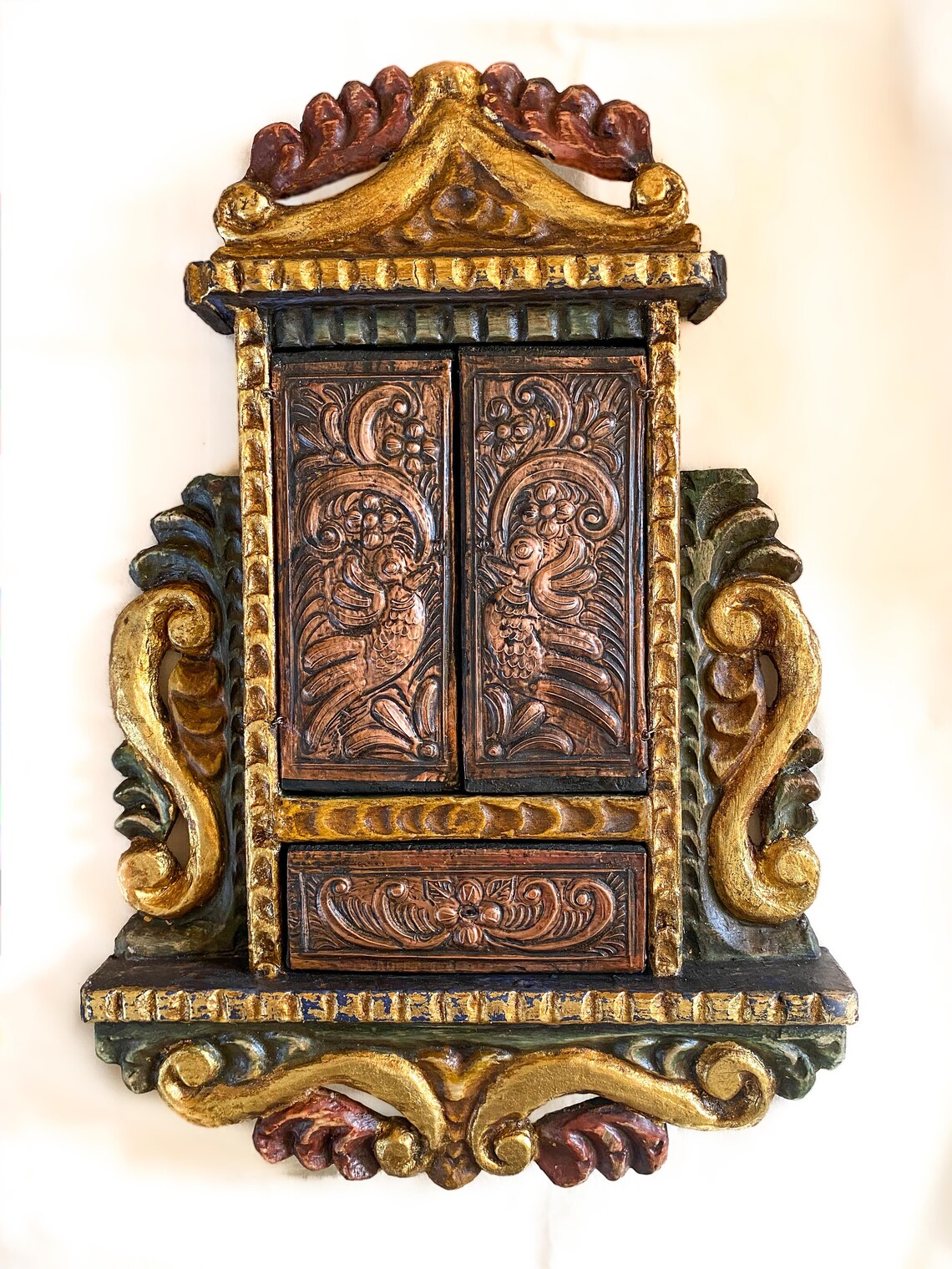 Peruvian Colonial Art • 1' 3.7" X 1' 10.8" • Impressive Peruvian ...