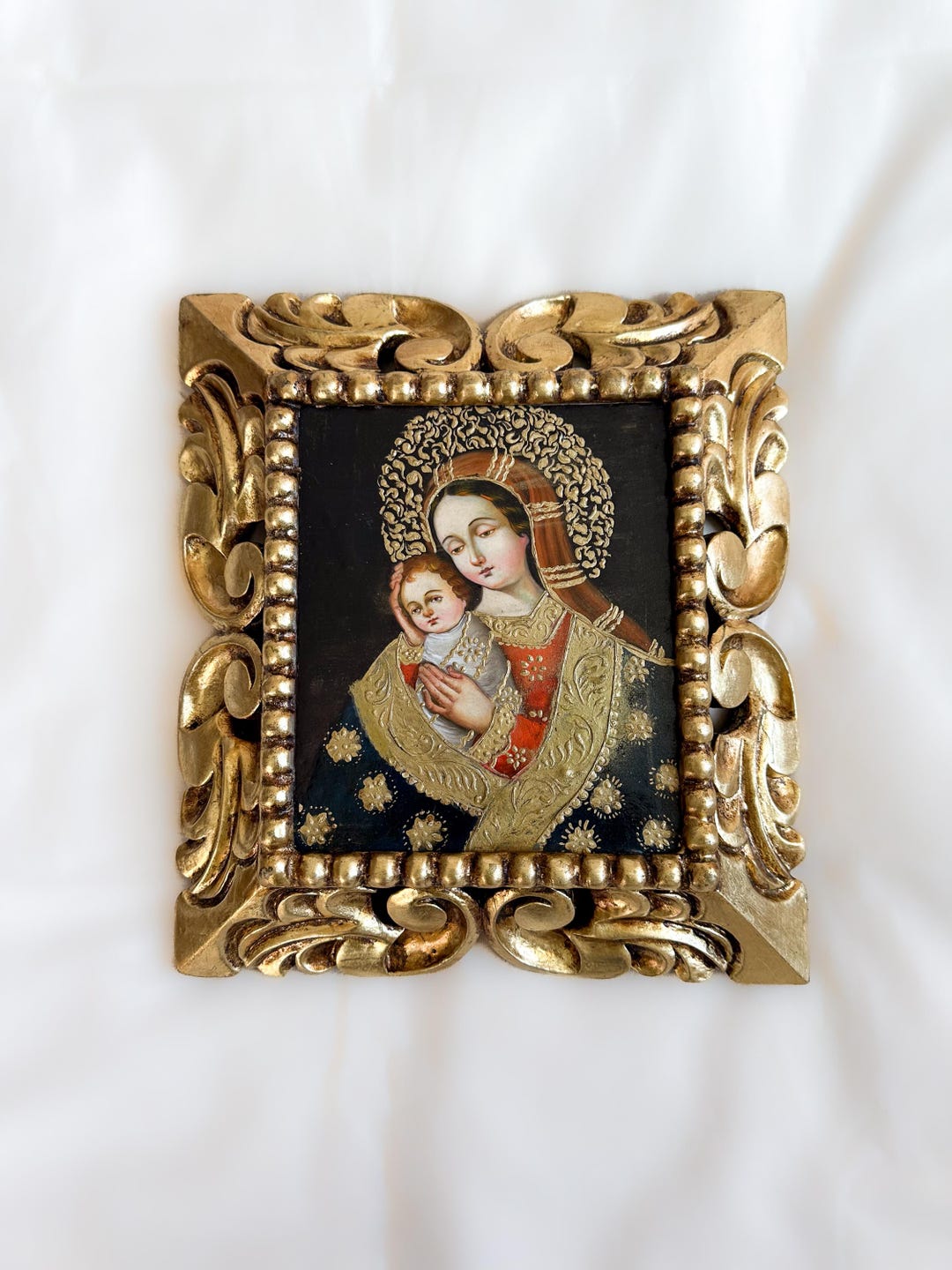 Peruvian Colonial Art • Impressive Peruvian Handmade • Pan De Oro ...