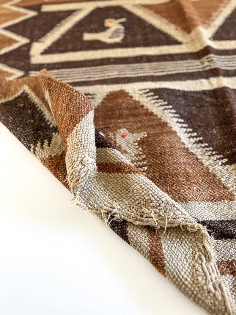 Antique Carpet With Pre-columbian Designs - Etsy