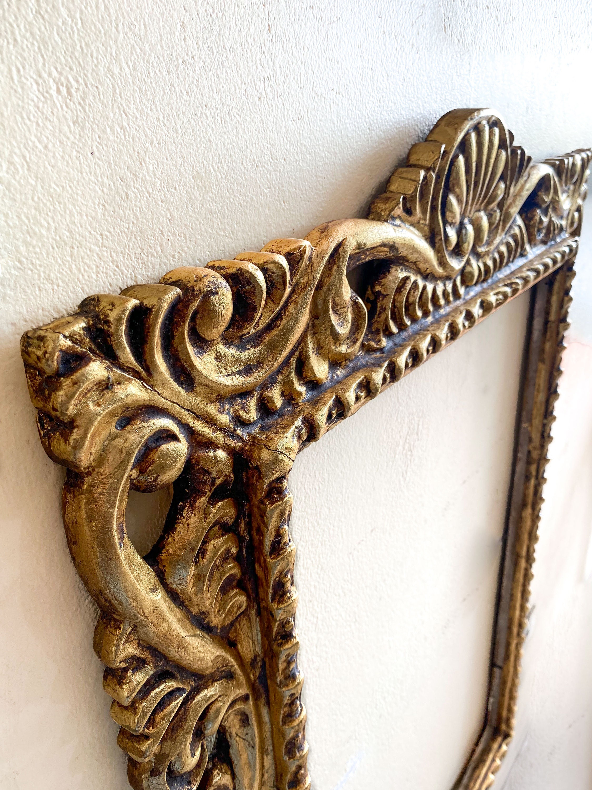 Elegant Wooden Frame Peruvian Colonial Style Wooden Frame Colonial Art ...