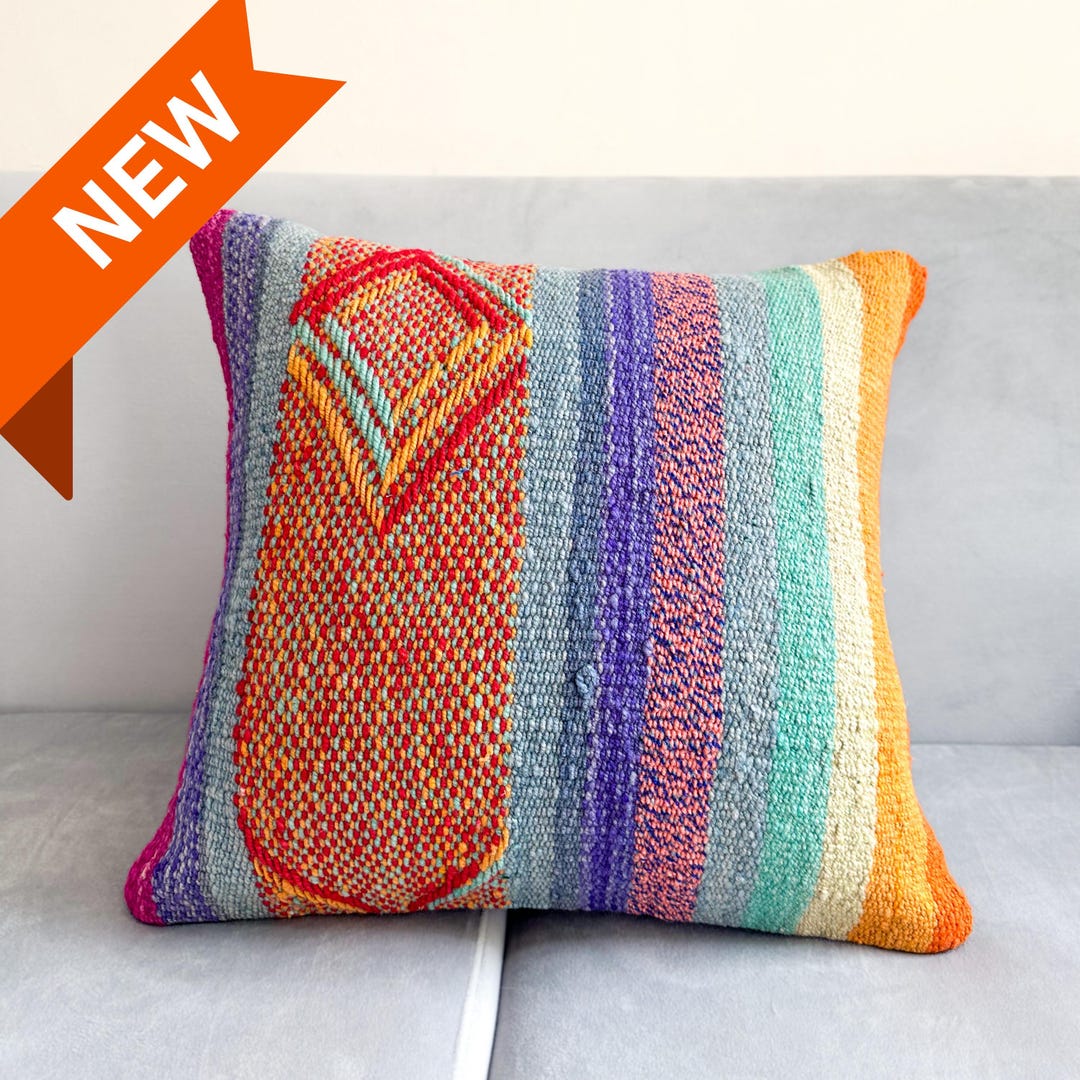 Quechua Weaving Pillow• Cusco Style Textiles •woven Andean Cushion ...