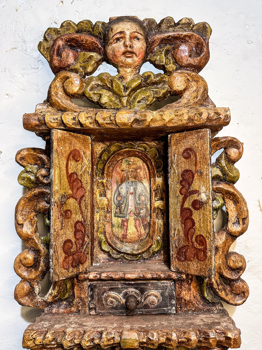 Special Masterpiece of Baroque Altar Art Beautiful Colonial Altarpiece ...