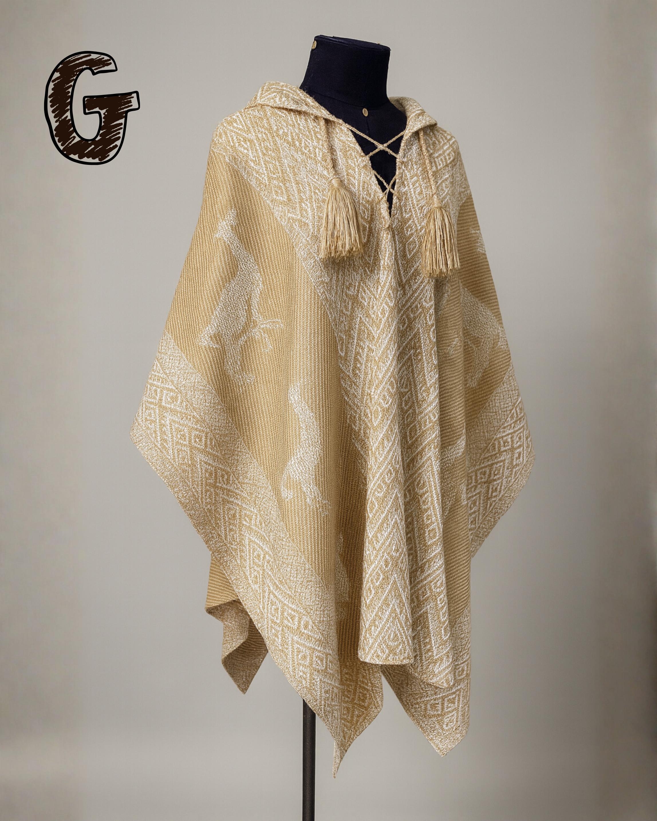 A L P A C A P O N C H O S • Handmade Alpaca Ruana • Peruvian Wool ...