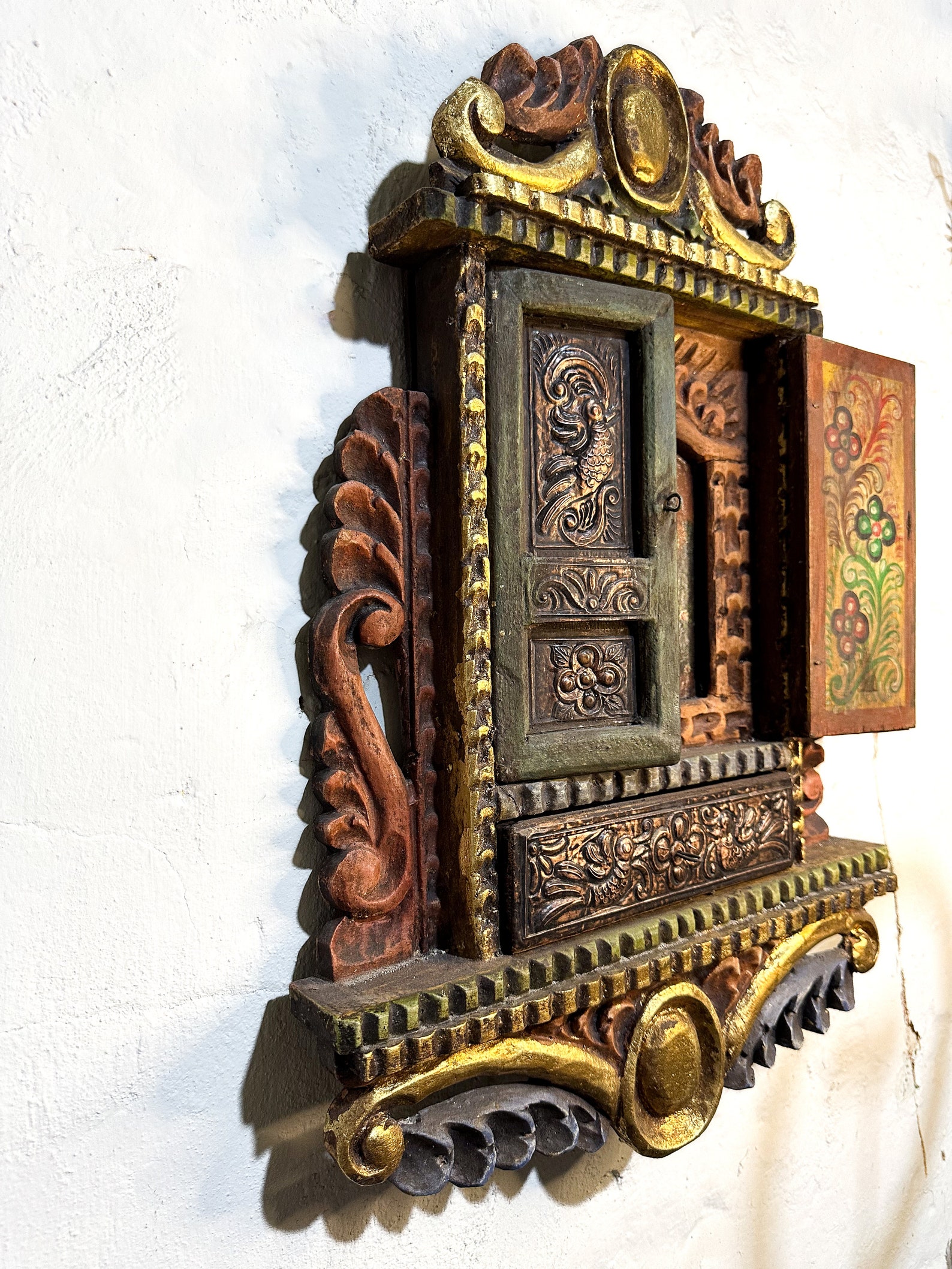 Cuzco School • 1' 11" X 1' 3" • Colonial Art • Retablo Santo • Original ...