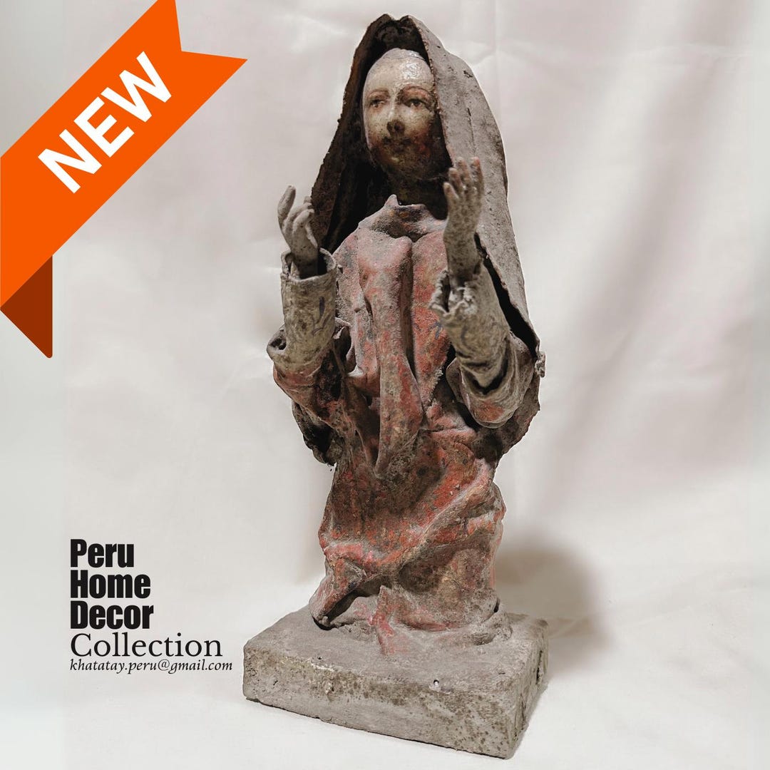 Handcrafted Statue • Old-world Craft • Artisanal Heritage • Religious ...