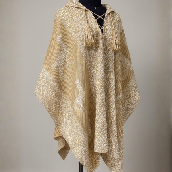 Alpaca Poncho Woven - Etsy