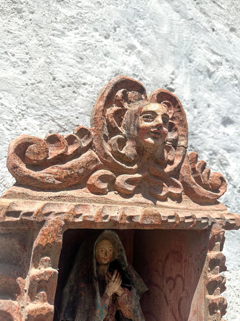 Vintage Retablo Antique Sculpture Peruvian Charms Colonial Nicho - Etsy