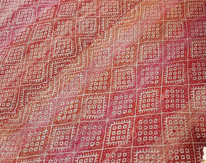 Peruvian Textile• 5.9 X5.5 Ft •inca Weaving•sheep Wool Rug•peruvian ...