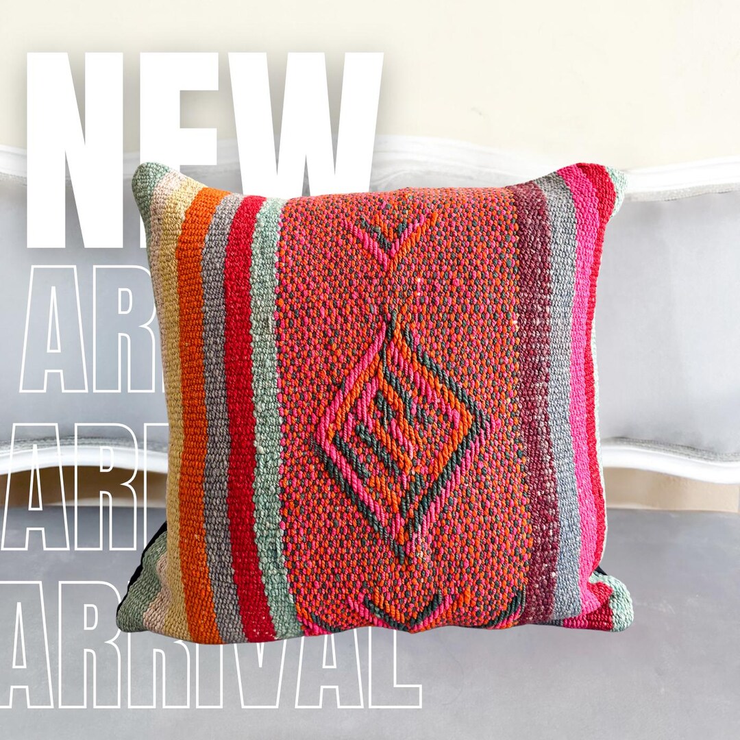Quechua Weaving Pillow• Cusco Style Textiles •woven Andean Cushion ...