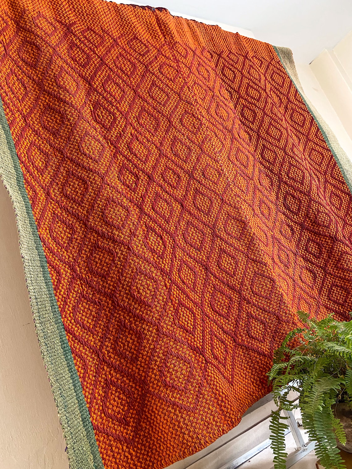 Reversible Rug Traditional Vintage Frazada Sheep Wool Rug | Etsy