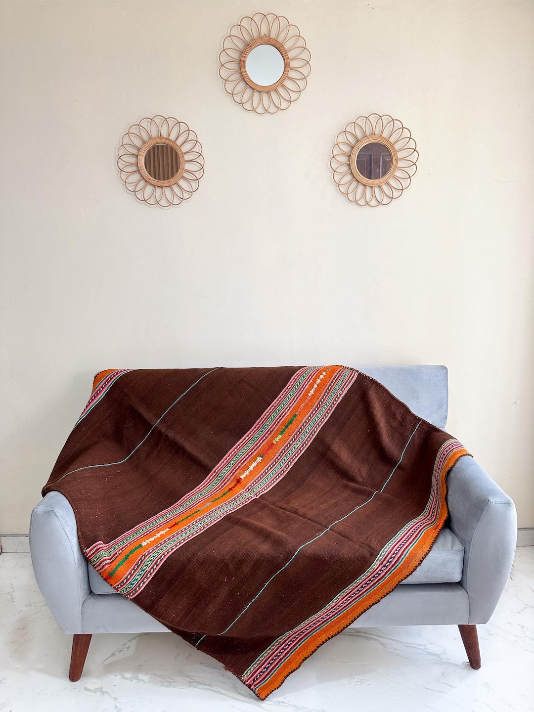 Mastana Ceremonial •4'2"x4'6"•frazadas Peruanas•traditional Vintage ...