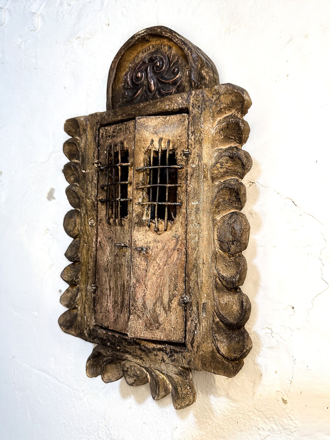 Antiguo Retablo Colonial De Escuela Cusqueña Impresionante Peruano ...