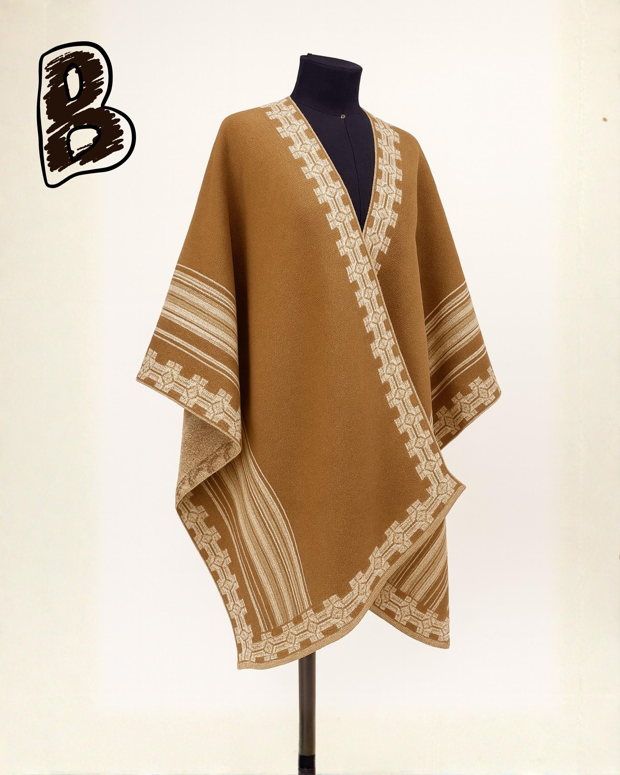 A L P A C A P O N C H O S • Handmade Alpaca Ruana • Peruvian Wool ...