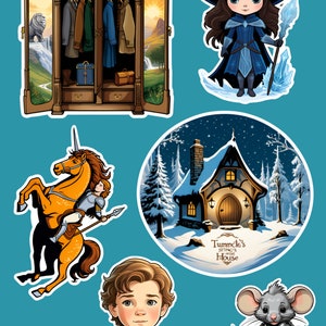 DIY Chronicles of Narnia Printable Sticker Sheets - Digital Product - Etsy