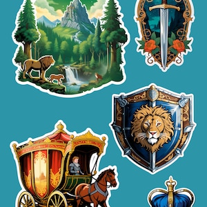 Chronicles of Narnia Printable Sticker Sheets Digital Product - Etsy