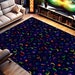 Retro Arcade Carpet, Indoor Outdoor, Memphis Design Area Rug, 80s 90s ...
