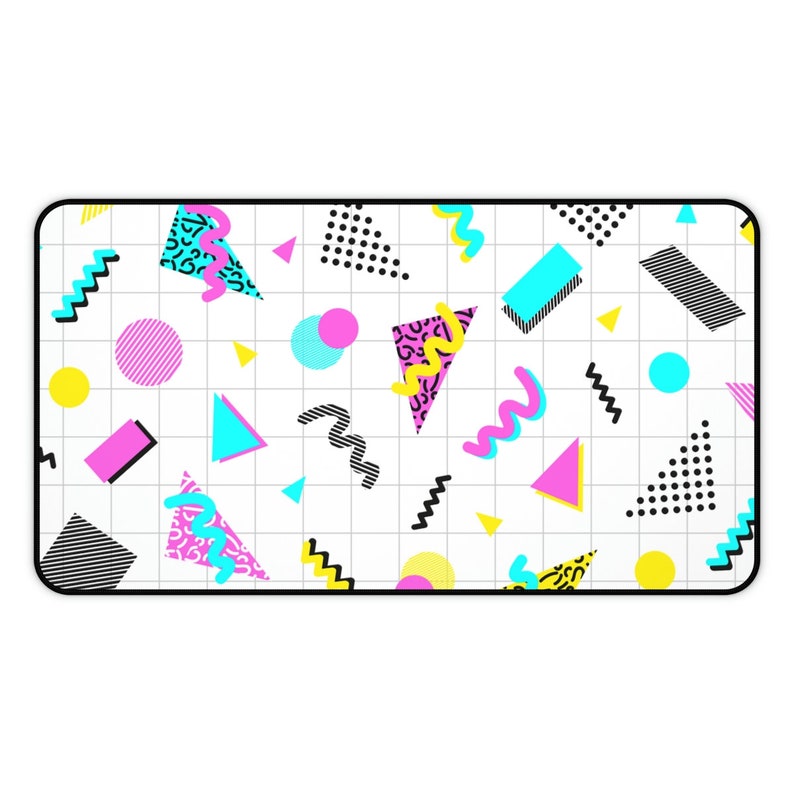 Retro 80s Desk Mat Cute 90s Gaming Mouse Pad XXL - Etsy