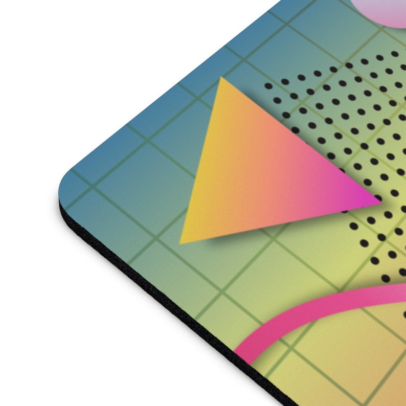 Synthwave Mouse Pad Memphis Milano Mouse Pad Vaporwave - Etsy