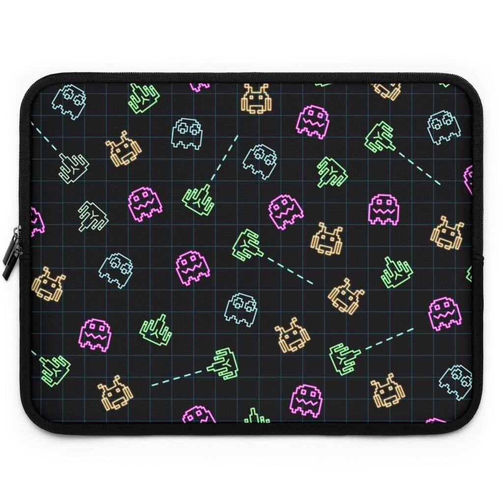 Alien Laptop Case Video Game Space Laptop Sleeve Cute - Etsy