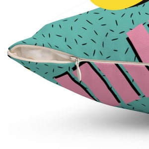 80s Pillow, Memphis Pillow, 90s Inspired Pillow, Colorful Pillow, Retro ...