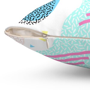 Memphis Pillow, 90s Inspired Throw Pillow, 80s Home Decor, Y2K Room ...