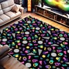 Retro TV Test Pattern Rug, No Signal Rug, Eye-catching Retro Style, TV ...