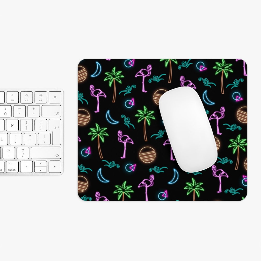 Tropical Mouse Pad, Cute Mouse Pad, Abstract Mouse Pad, Round Mouse Pad ...